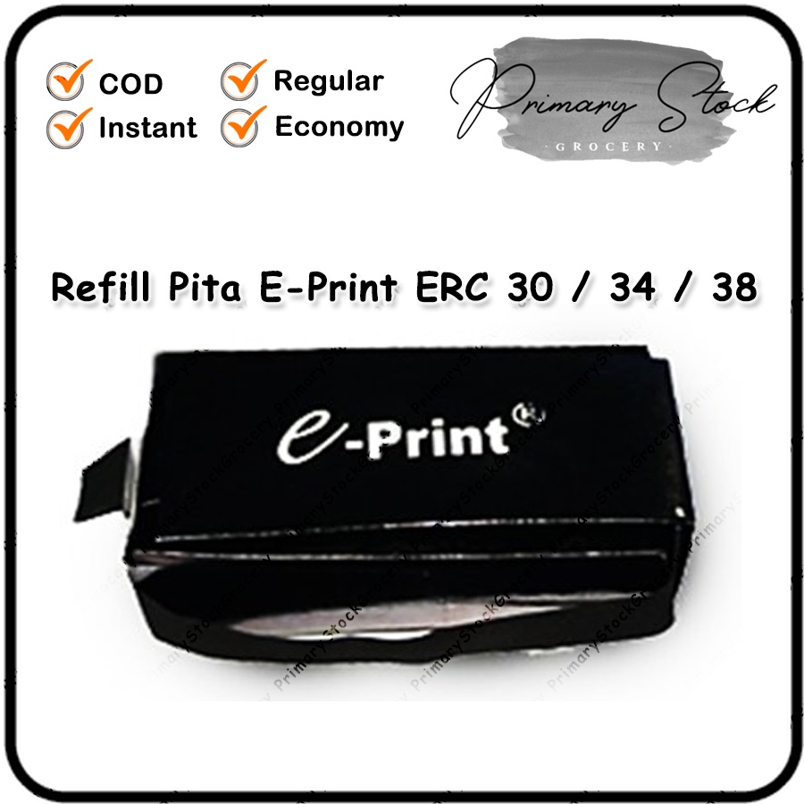 Jual E-Print Ribbon Pack ERC 30/34/38 – Pita Refill Printer Hitam 5 ...