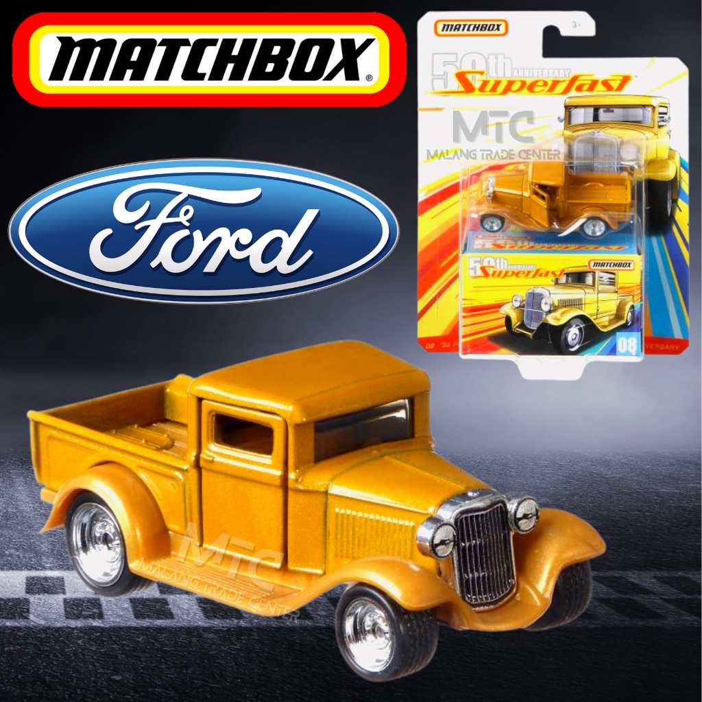 Jual Matchbox SuperFast 32 Ford Pickup 50th Anniversary | Shopee Indonesia
