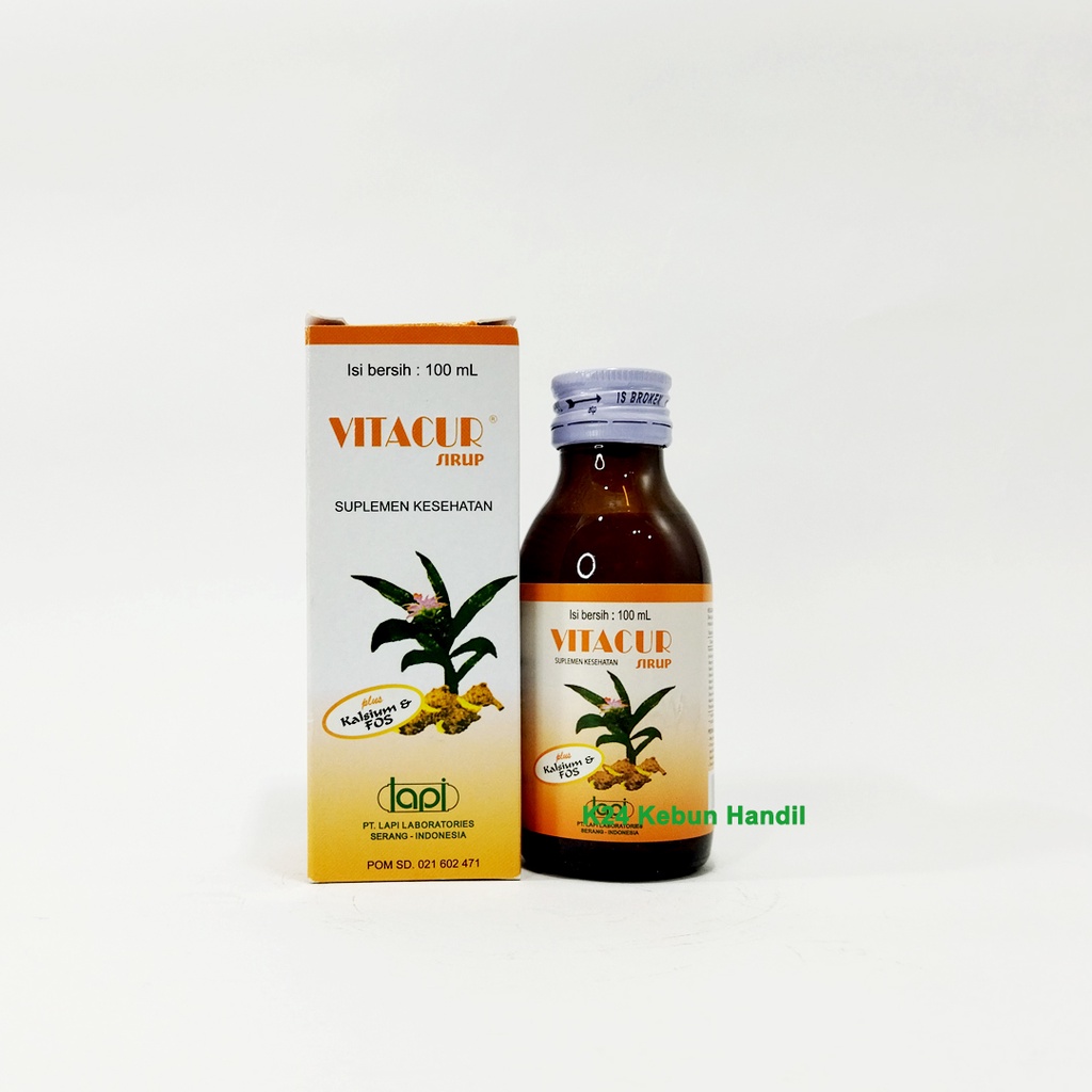 Jual VITACUR SIRUP 100 ML | SUPLEMEN MAKANAN | Shopee Indonesia