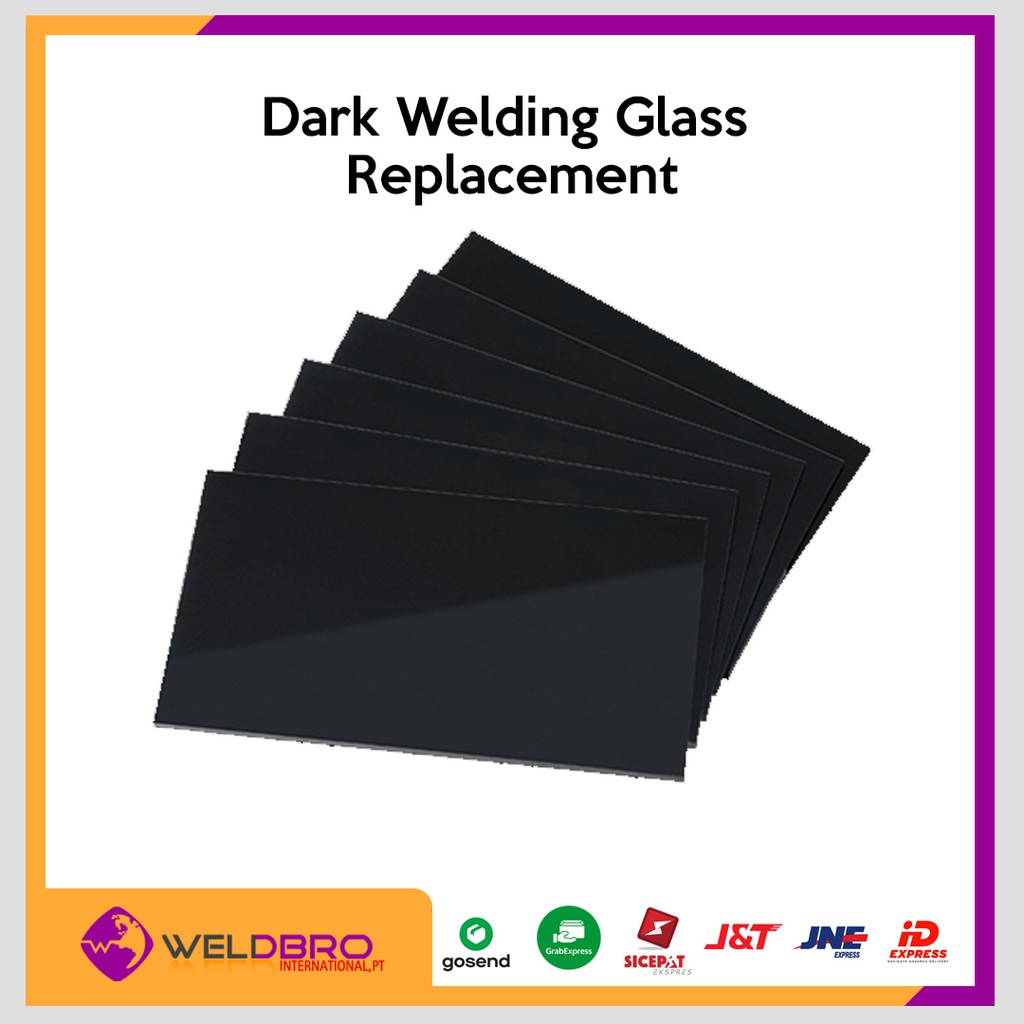 Jual WELDING DARK GLASS KACA PENGGANTI UNTUK WELDING HELMET MASK LAS ...