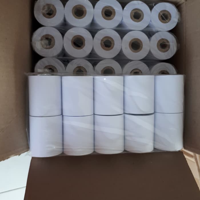 Jual Kertas Struk Kasir HVS 1ply 58x48/Kertas Register Roll/Telstruk ...