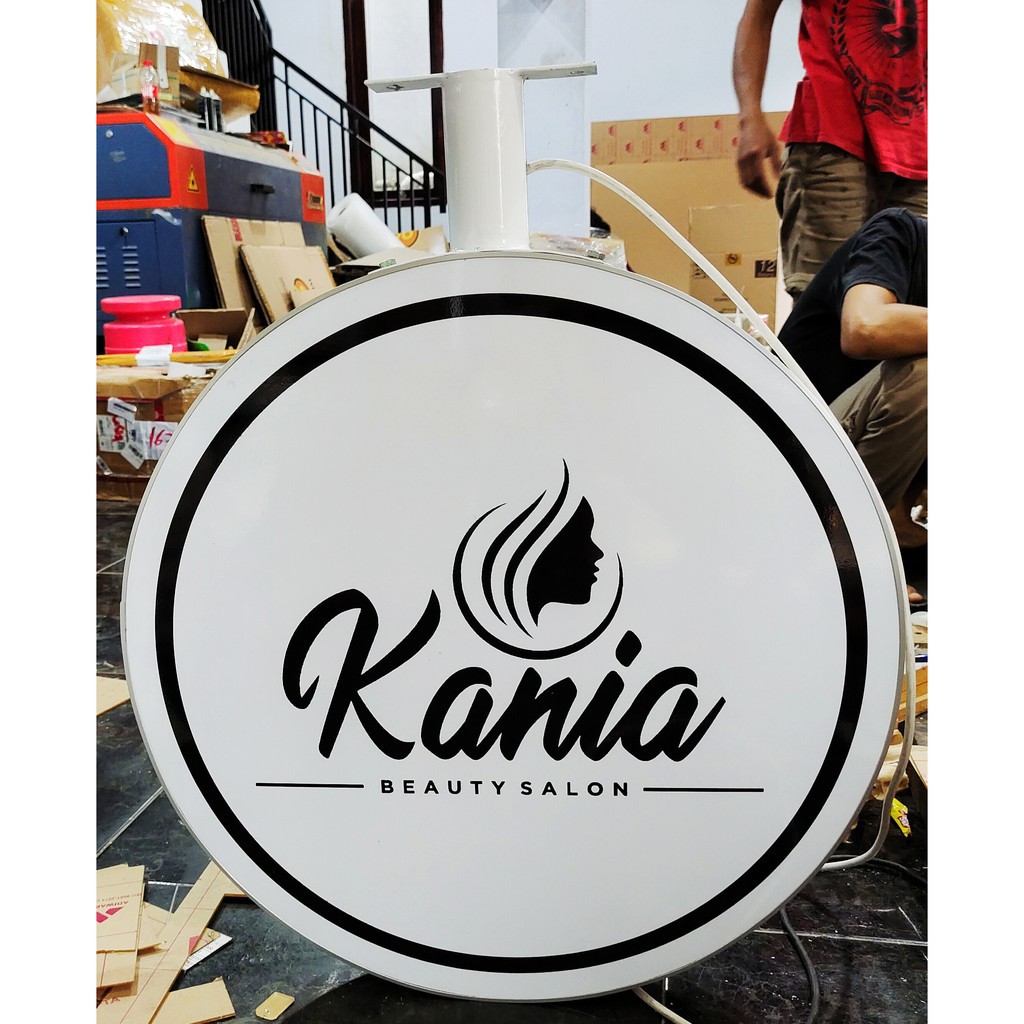 Jual READY STOCK!! Neon Box Full Akrilik 2 Sisi Bebas Custom Free ...