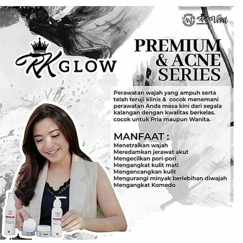 Jual rk glow acne / rk glow premium sebelum order chat dulu pilih ...