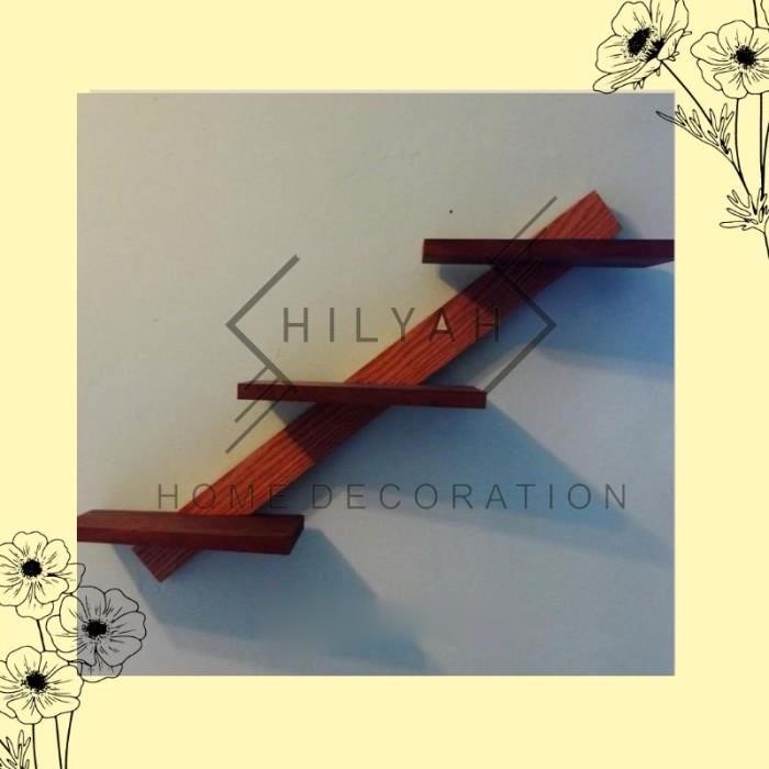 Jual Rak Dinding Rustic / Hiasan Dinding Kayu Jati Belanda | Shopee ...