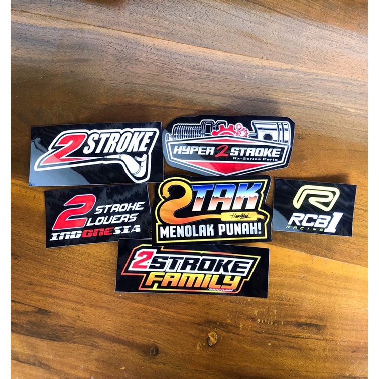Jual sticker stiker pack racin 2tak 2stroke rcb striping king family ...