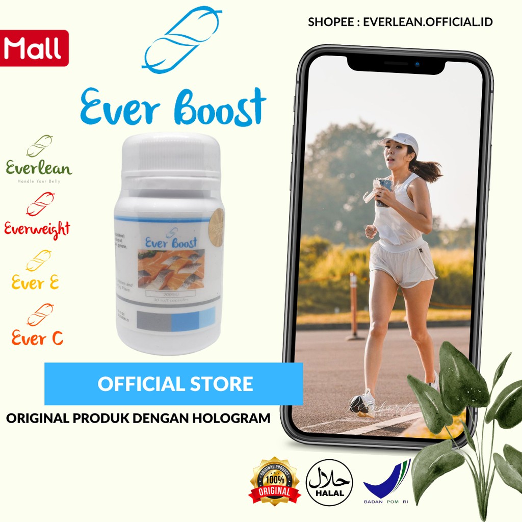 Jual Everboost Nano Softgel Capsule 2000IU & Vitamin D3 Untuk Tulang ...