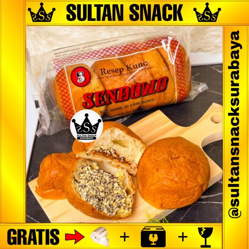 Jual SULTAN SNACK Roti / Kue Resep Kuno Isi Krim Meses Coklat / Cokelat ...