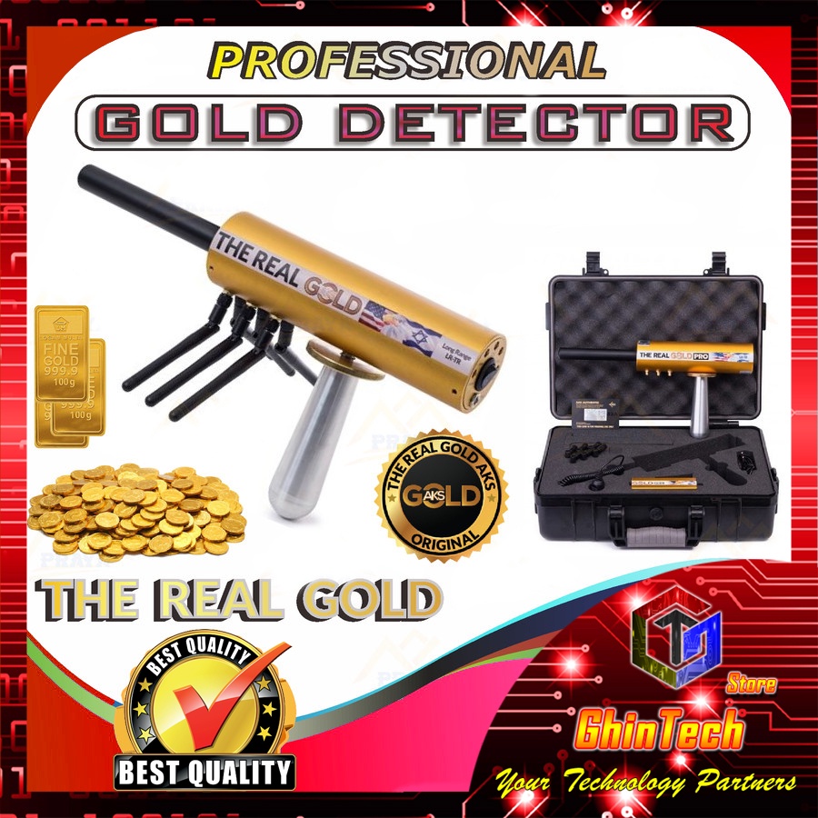 Jual THE REAL GOLD PROFESSIONAL METAL DETECTOR EMAS PERAK LOGAM PENCARI DETEKSI | Shopee Indonesia