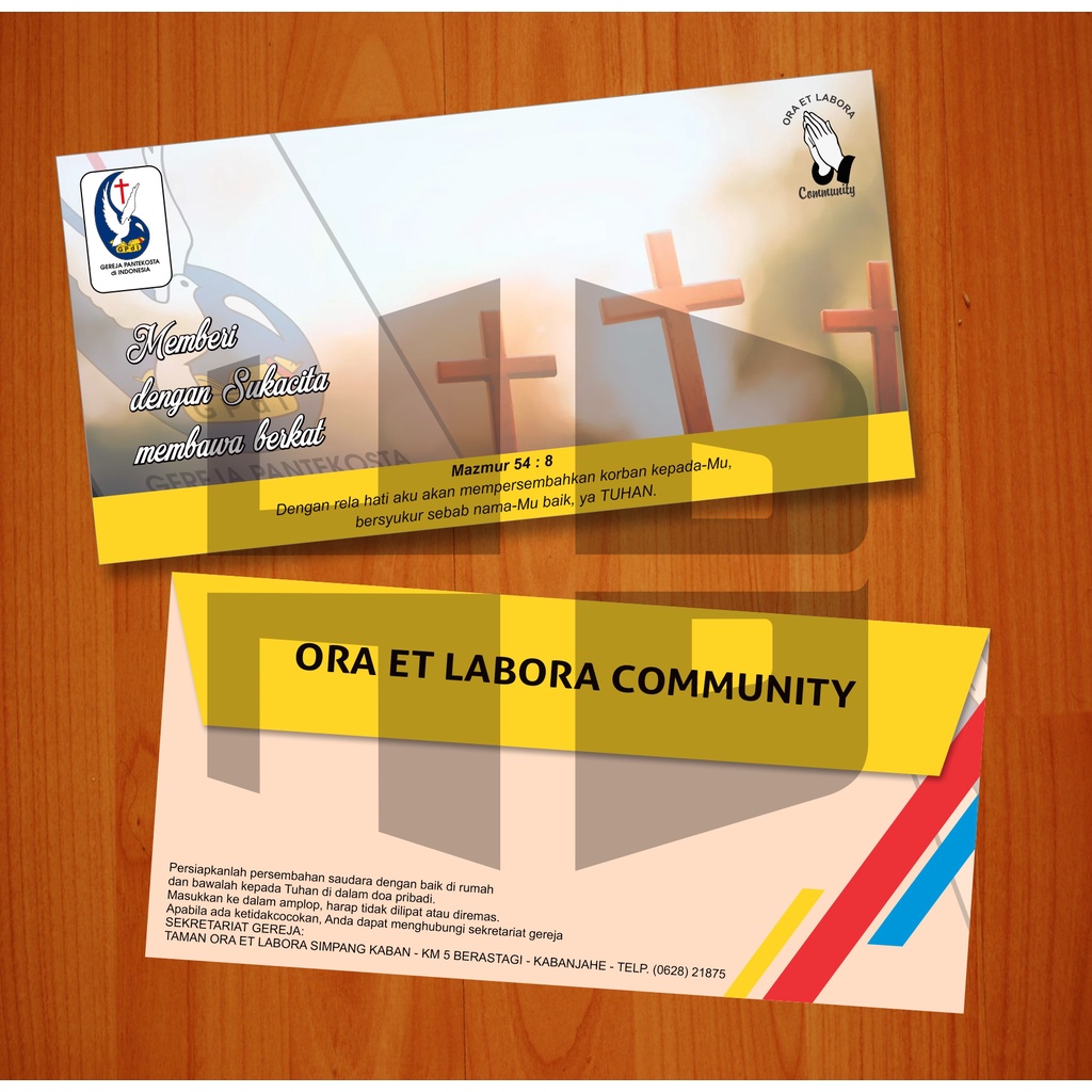 Jual Amplop Persembahan GPDI Ora Et Labora Community | Shopee Indonesia