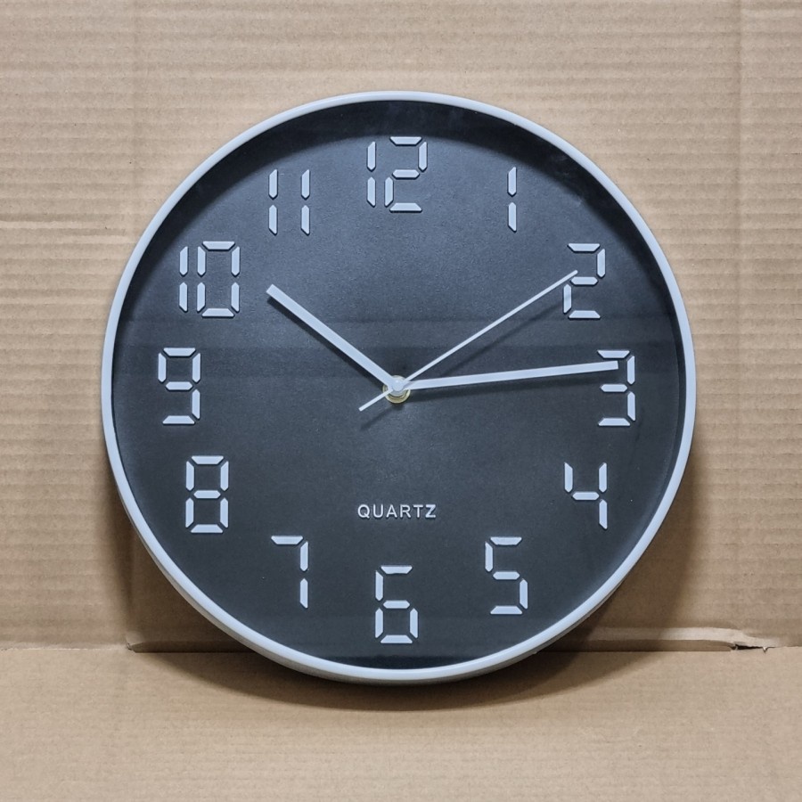 Jual Jam Dinding Minimalis Modern dan Mewah 30CM Hening Sweep Movement ...