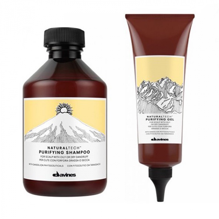 Jual Davines Purifying Shampoo 250ml + Davines Purifying Gel 150ml | Shopee Indonesia