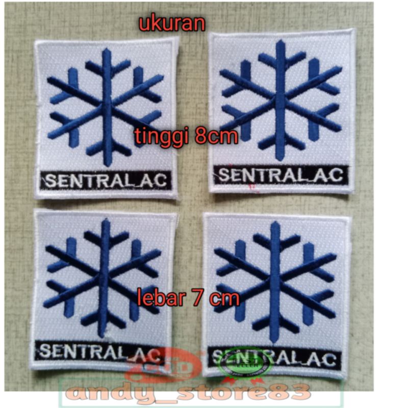 Jual bordir logo sentral ac | Shopee Indonesia