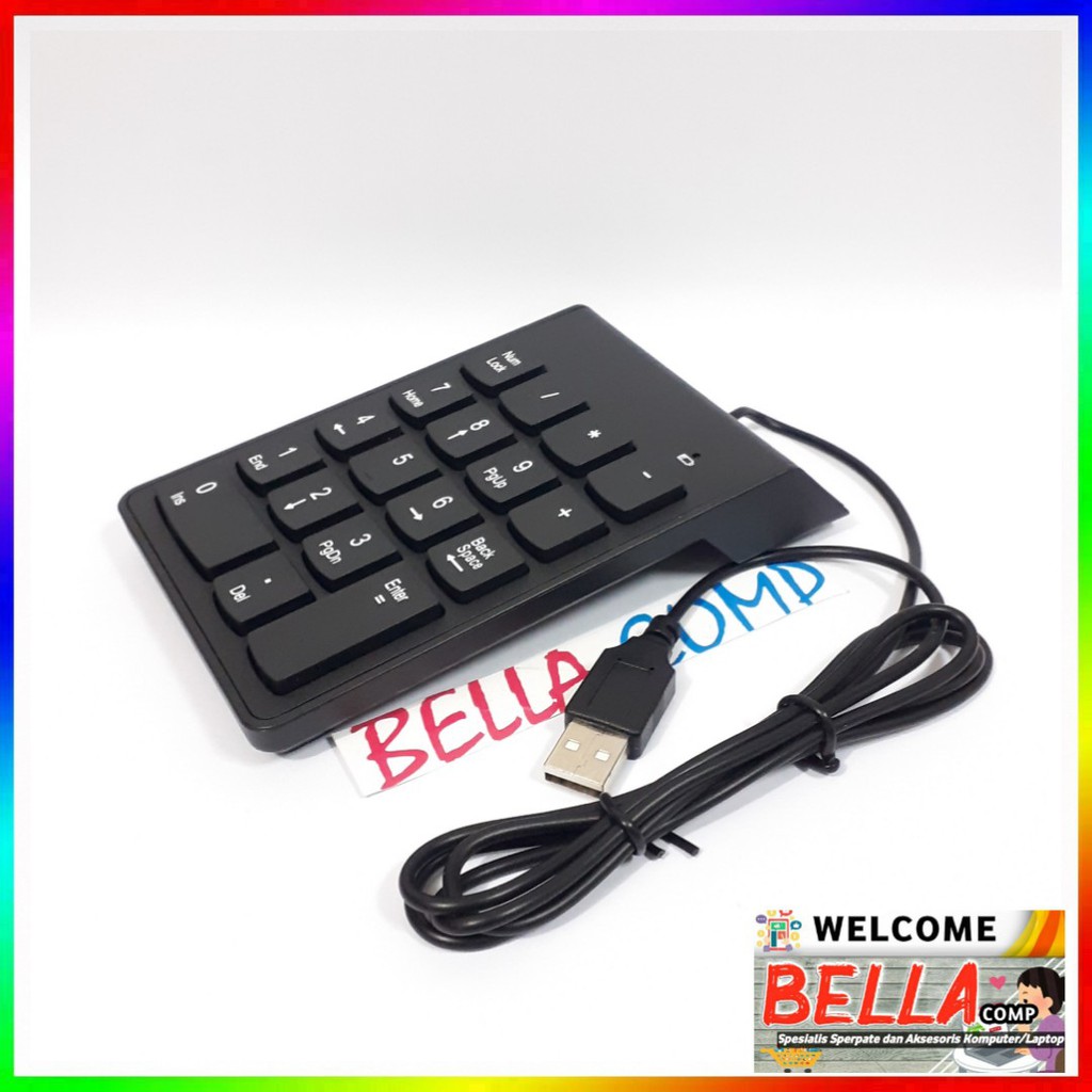 Jual KEYPAD KEYBOARD NUMERIC WIRED/KABEL COLOKAN USB - K24/NUMERIC KEYPAD NUMPAD LED Backlight ...