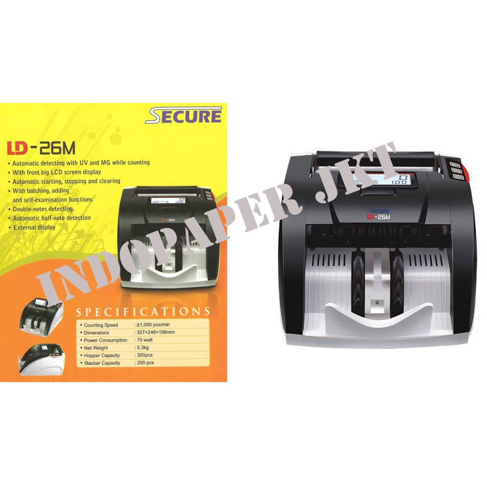 Jual MESIN PENGHITUNG UANG KERTAS SECURE LD 26M | Shopee Indonesia