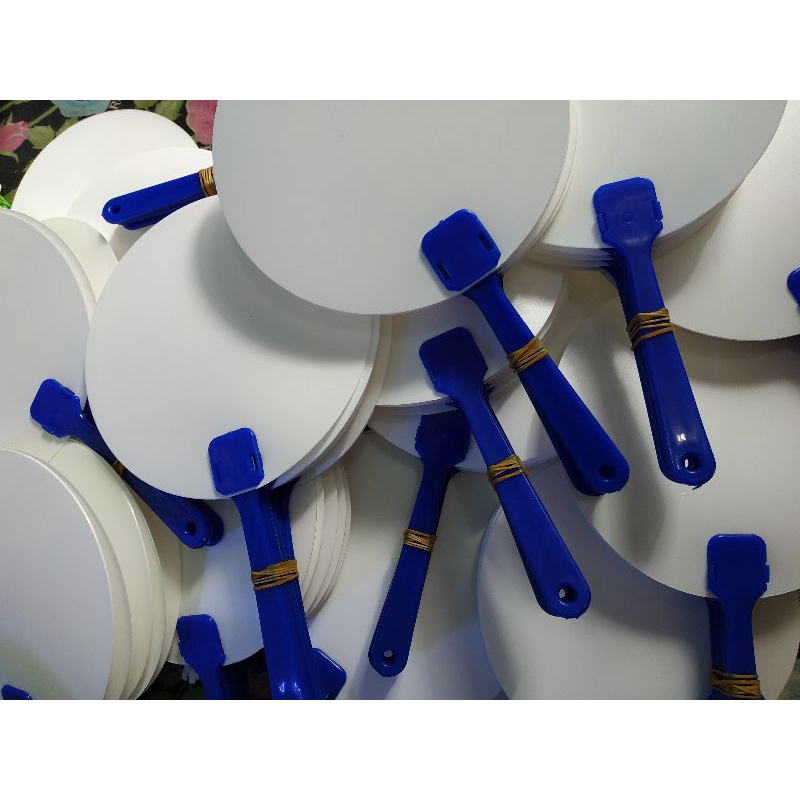 Jual Souvenir Murah Kipas PVC POLOS Diameter 15cm | Shopee Indonesia