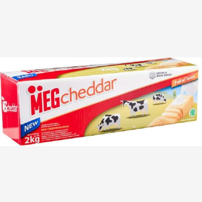 Jual MEG KEJU CHEDDAR Merah 2Kg - CHEDDAR CHEESE - KEJU RASA KHAS ...
