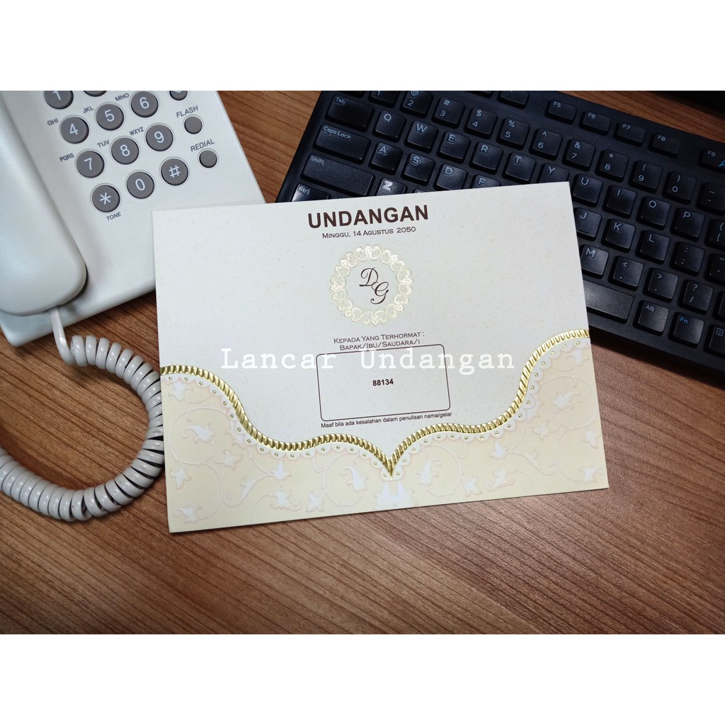 Jual Undangan Pernikahan / Undangan Mewah / Undangan Bagus / Erba 88134 ...
