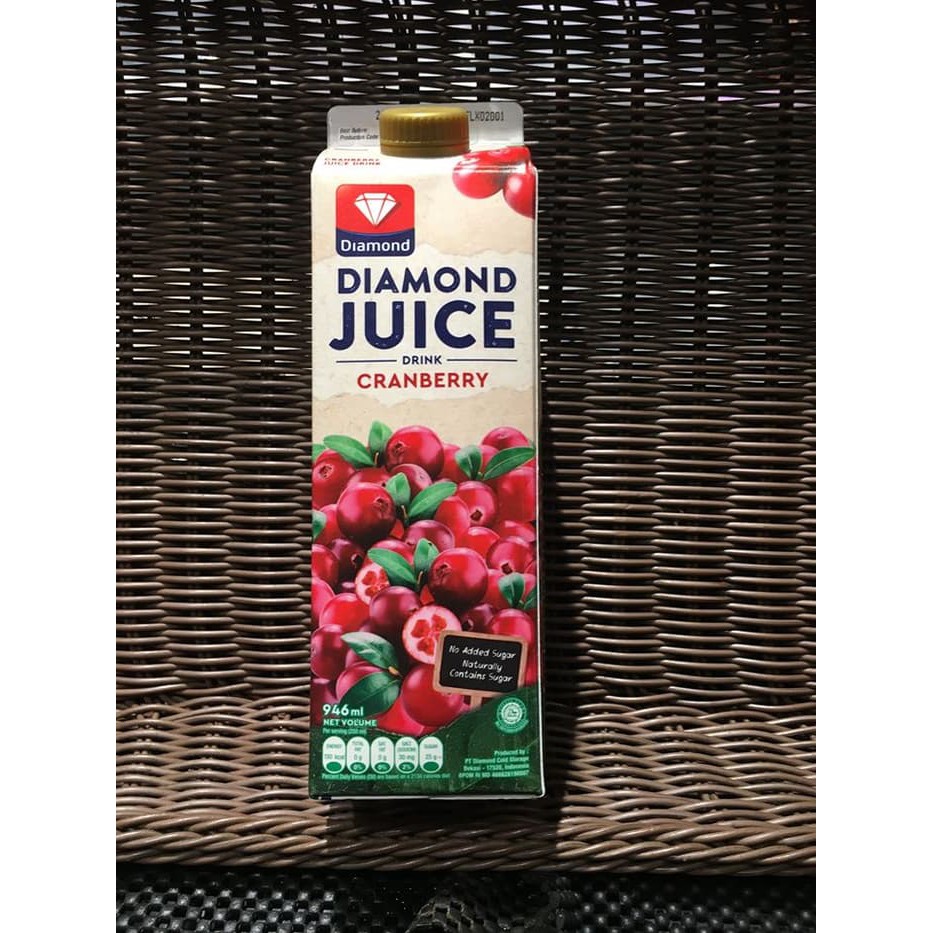 Jual Diamond minuman sari buah cranberry juice drink 1lt | Shopee Indonesia
