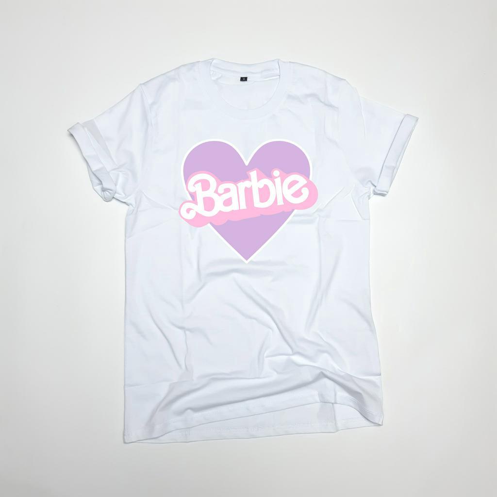Jual Kaos Wanita Twinklingcloth, Barbie Love Hitam Dan Putih | Shopee ...