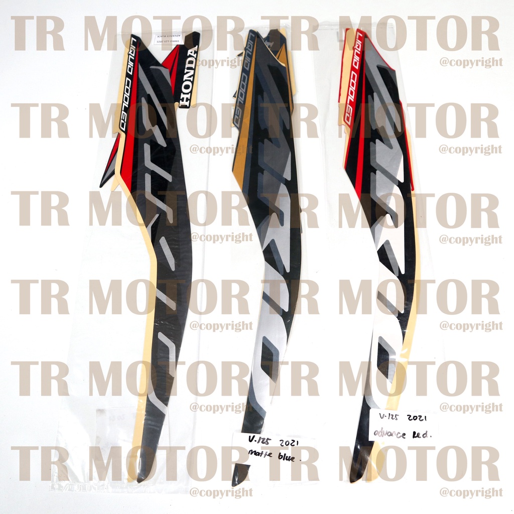 Jual Stiker Motor Vario 125 2021 Sticker Striping Full Set Body Motor ...