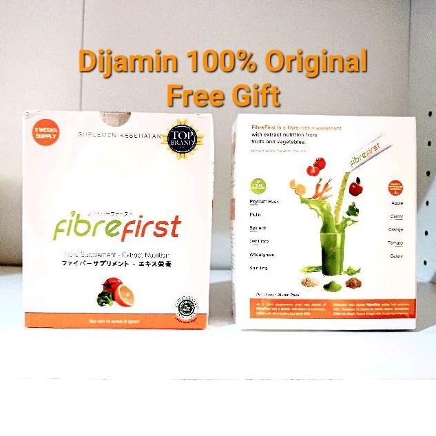 Jual [ 15 Sachets ] FIBREFIRST Diet & Detox Suplemen Serat Dan Nutrisi ...