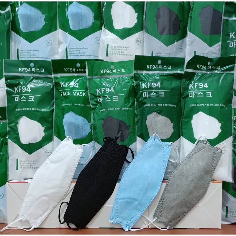 Jual Masker KF94 Korea 4ply Convex isi 10pcs Makser 4D KF94 Facemask ...