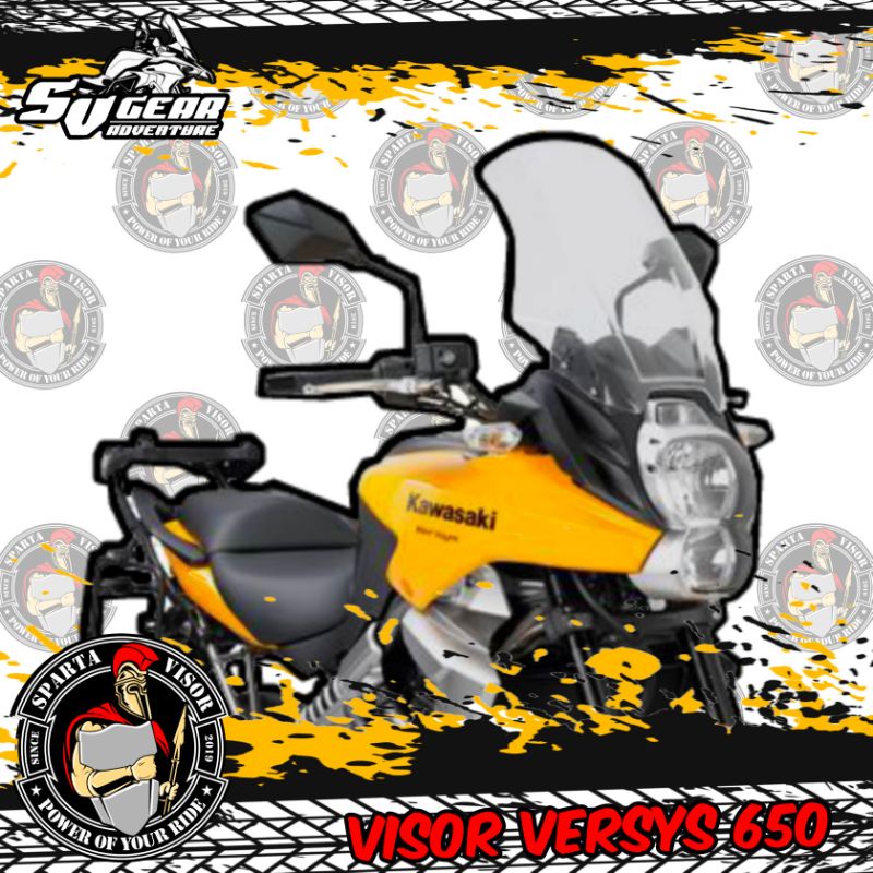 Jual visor / windshield versy 650 tebal 4mm | Shopee Indonesia
