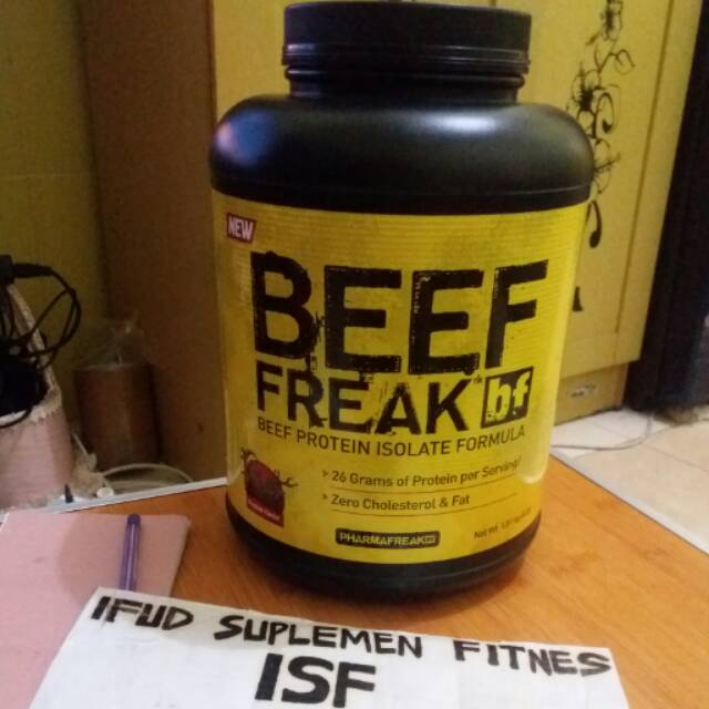 Jual Pharma Freak Beef Freak 4 lbs Whey Isolate Whey Protein Beef Freak ...
