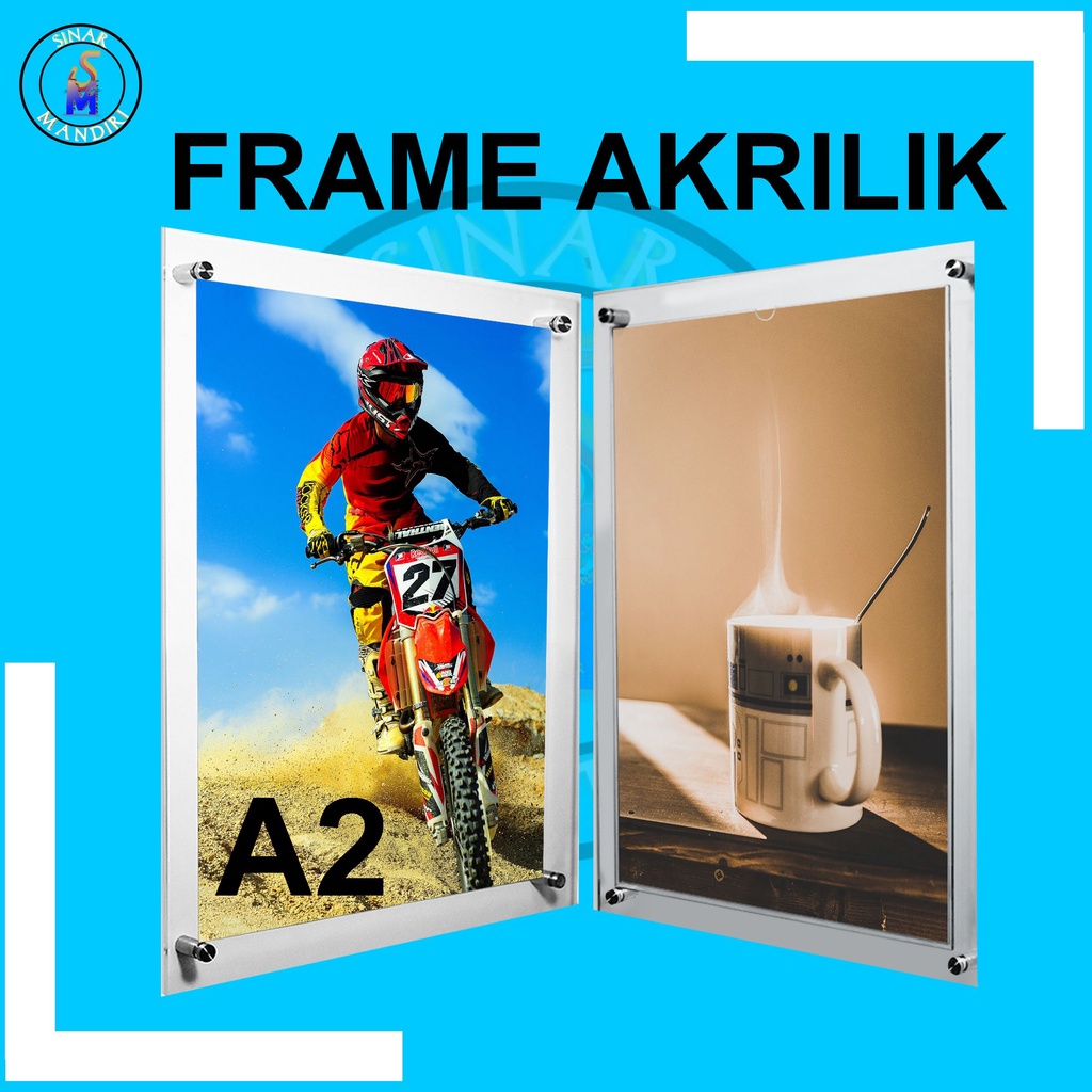 Jual Frame Akrilik A2 / Acrylic Frame / Frame Dinding / Marga Cipta ...