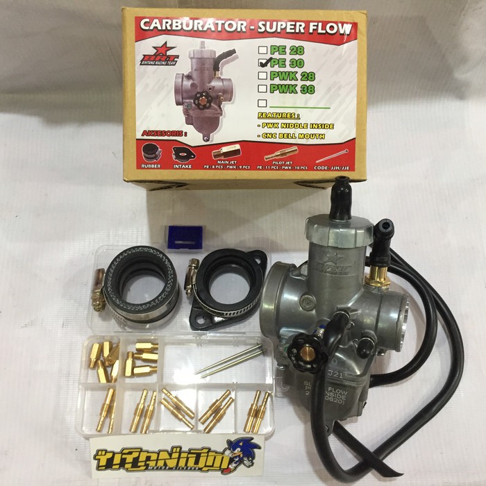 Jual KARBURATOR BRT PE SF - PWK PAKET SUPER FLOW CARBURATOR UKURAN 28 / 30 / 32 / 34 | Shopee ...