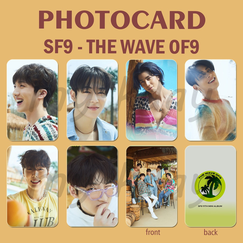 Jual PC-0932, Photocard SF9 The Wave OF9 2 sisi | Shopee Indonesia