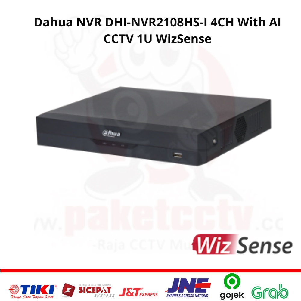 Jual Dahua NVR DHI-NVR2108HS-I 8CH With AI CCTV 1U WizSense Dahua NVR 8CH Murah | Shopee Indonesia