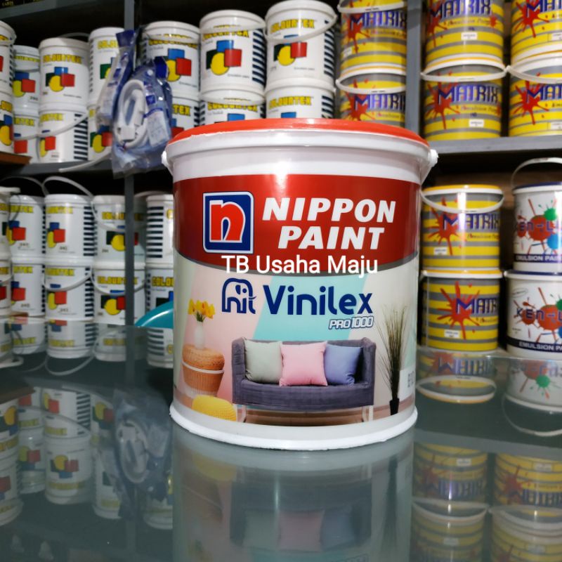 Jual Vinilex PRO1000 Cat Dinding / Tembok Nippon Paint kemasan 4,5kg ...