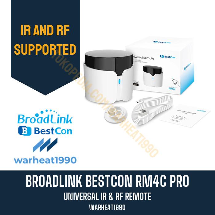 Jual Remote Broadlink Bestcon Rm4c Pro Ir Rf Universal Remote Wifi