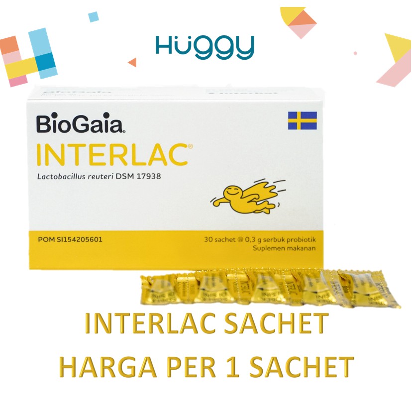 Jual Interlac Probiotik Serbuk Per Sachet BioGaia | Shopee Indonesia