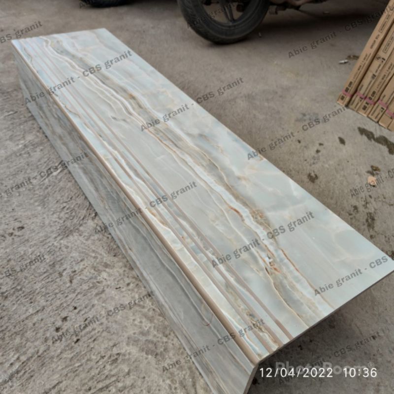 Jual Granit tangga motif marmer onix linea by sunpower | Shopee Indonesia
