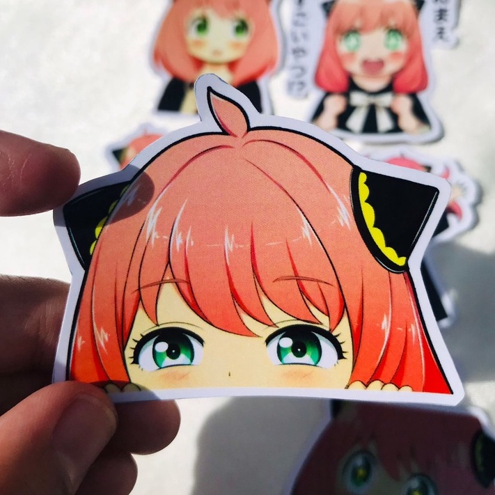 Jual Stiker Anya Forger Karakter Anime Spy X Family Sticker | Shopee ...