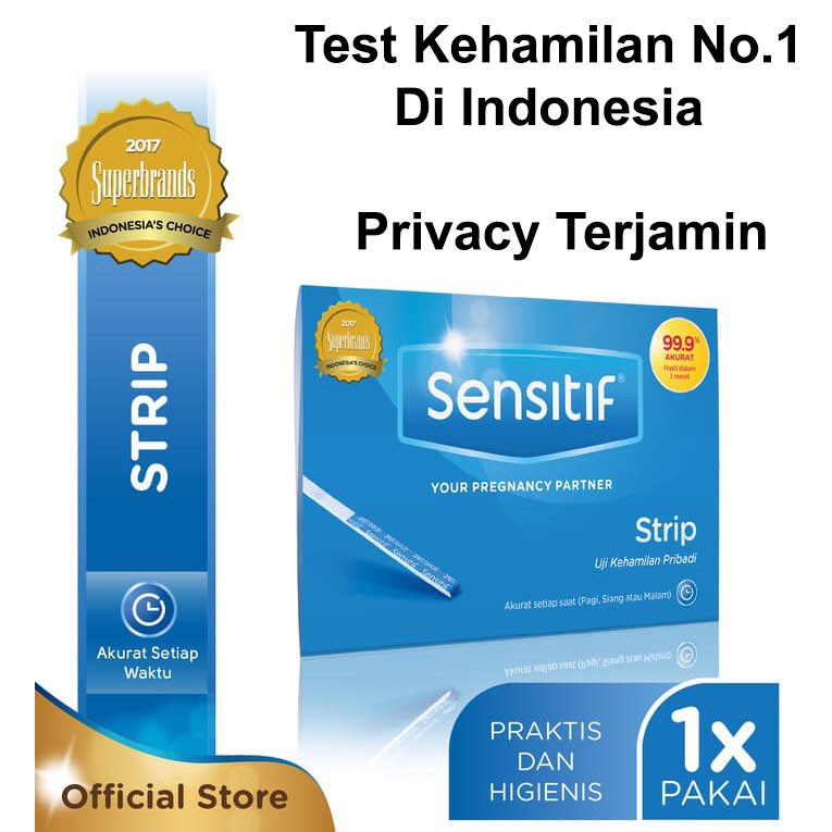Jual Sensitif Strip Tes Kehamilan Test Pack Uji Hamil | Shopee Indonesia