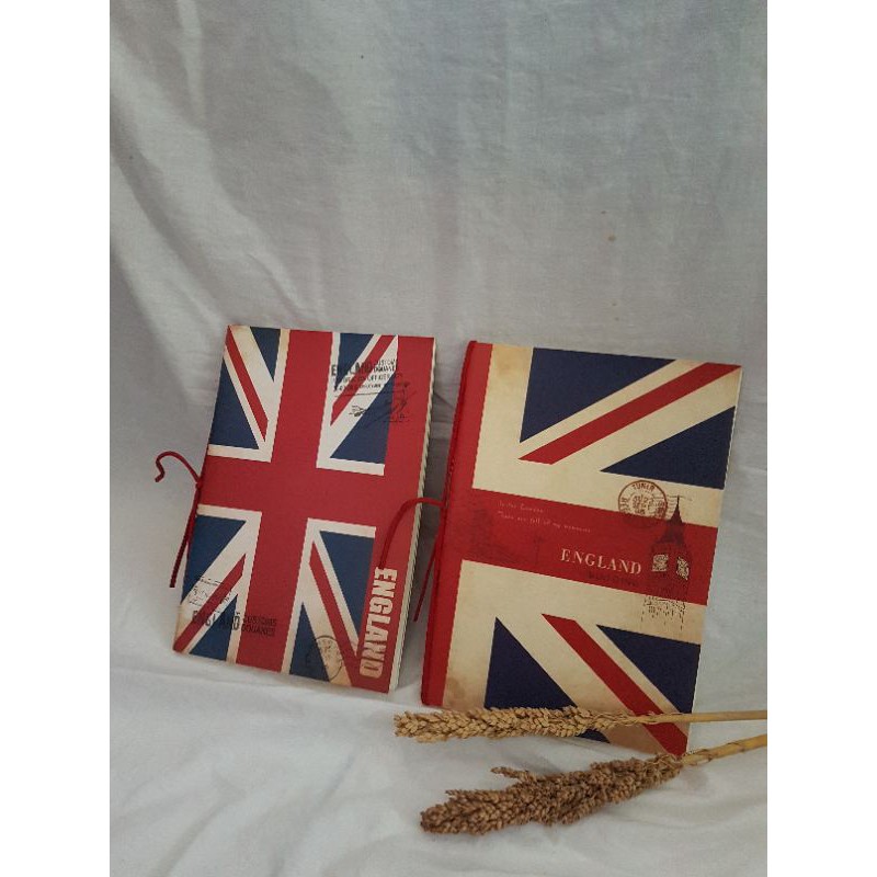 Jual Notebook England Vintage - Buku Diary - Buku Catatan - Oldschool ...