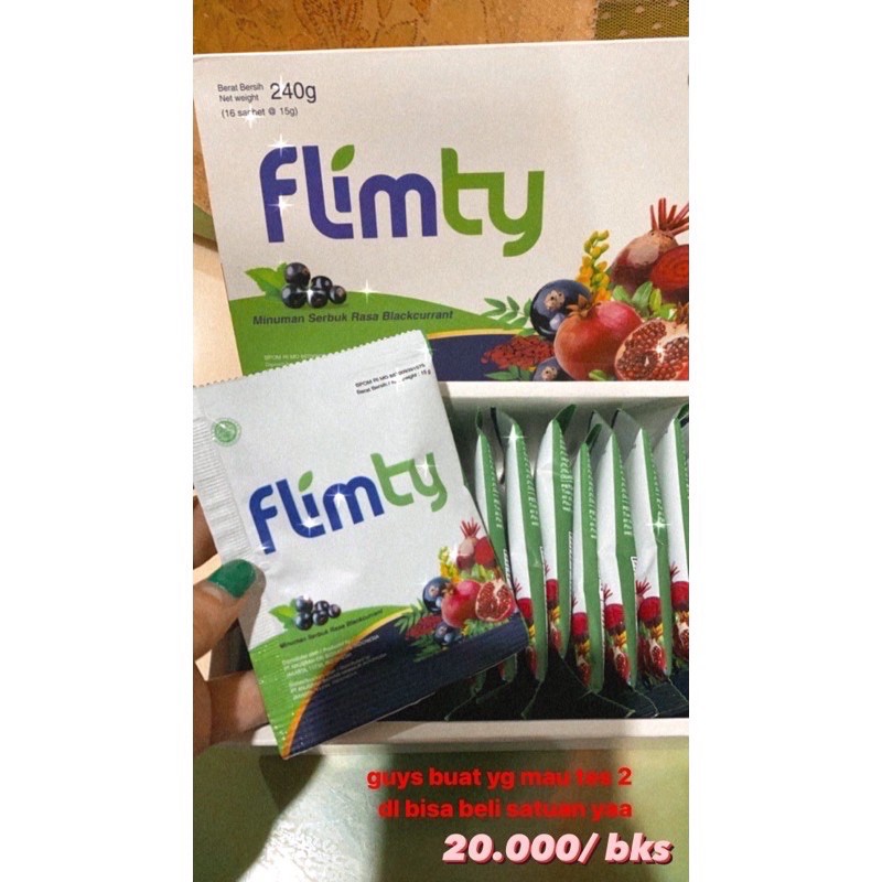 Jual Flimty Fiber | Detox | Antidioksidan Rasa Blackcurrant/Raspberry ...