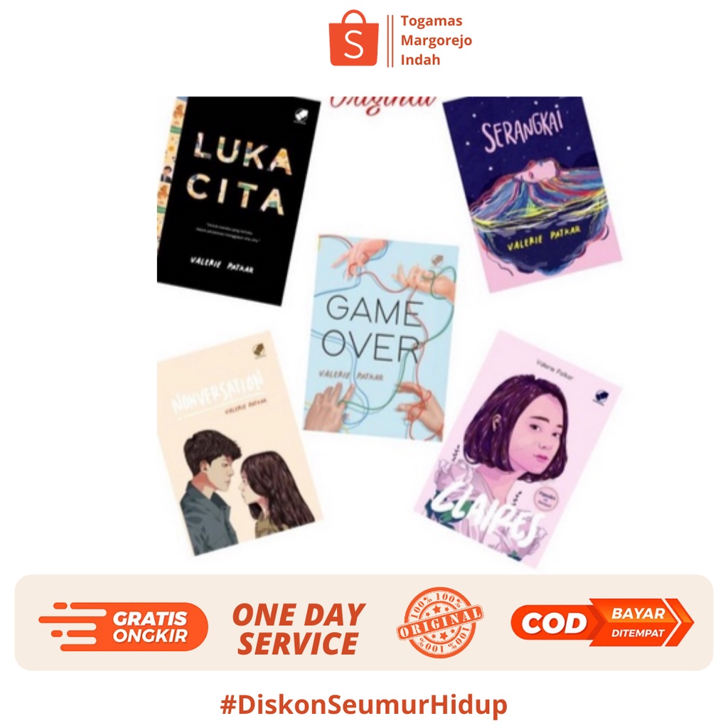 Jual NOVEL VALERIE PATKAR SERIES // LUKA CITA // GAME OVER ...