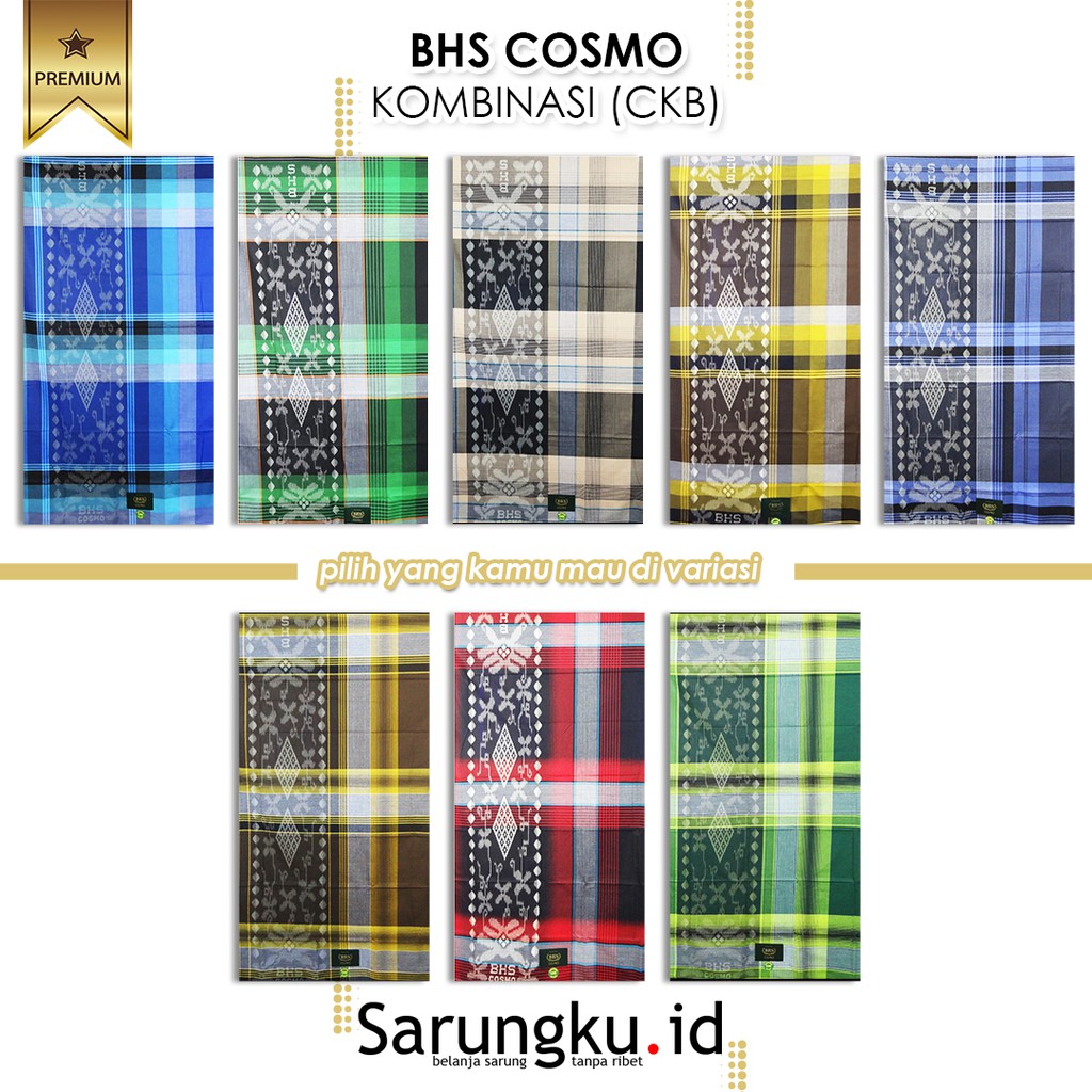 Jual SARUNG BHS COSMO CORAK KOMBINASI CKB - K26 PPR | Shopee Indonesia