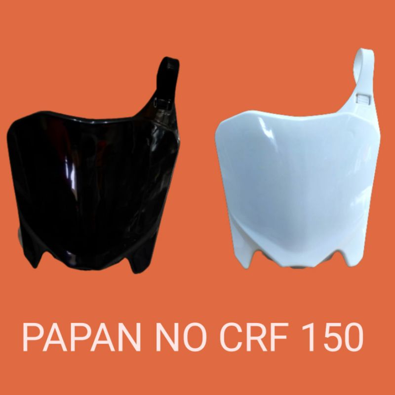 Jual Papan nomor/ papan nomer start crf 150 merah putih hitam | Shopee ...