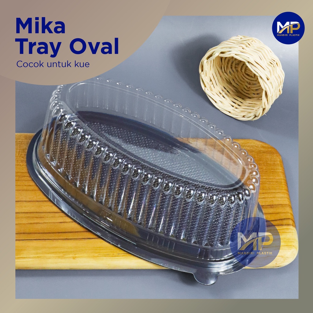 Jual Mika Kue Tray Oval / CT OVAL / Mika Cake Tray Oval Kue Alas Coklat ...