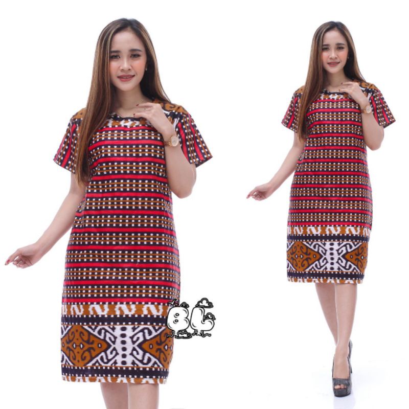 Jual PAKET SERAGAM KELUARGA IBU BAPAK ANAK - KEMEJA DRESS BATIK TENUN ...