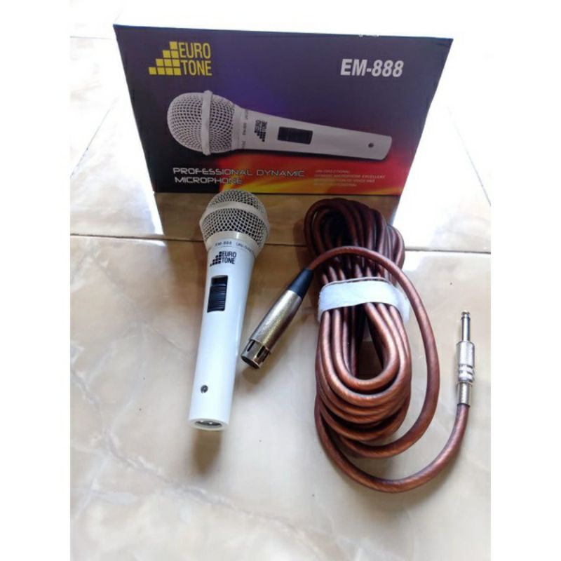 Jual MICROPHONE EURO TONE EM-888 | Shopee Indonesia
