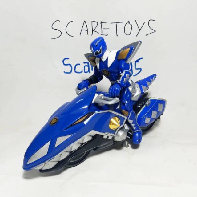 Jual Power Rangers Dino Thunder Blue Raptor Cycle - Sentai Abaranger ...