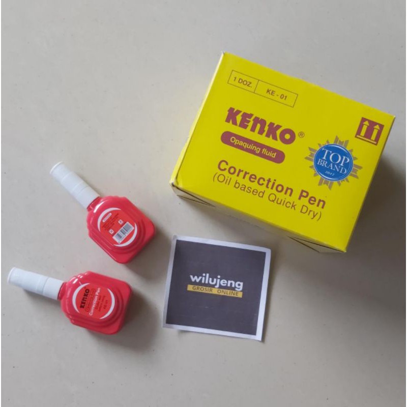 Jual Correction Fluid Tip Ex Kenko KE 01 (pcs) (43gr) | Shopee Indonesia