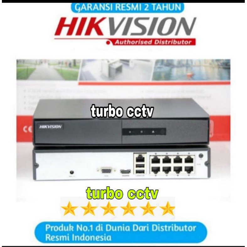 Jual NVR HIKVISION DS-7108NI-Q1/8P/M POE 8 CH Support ONVIF 8CH | Shopee Indonesia