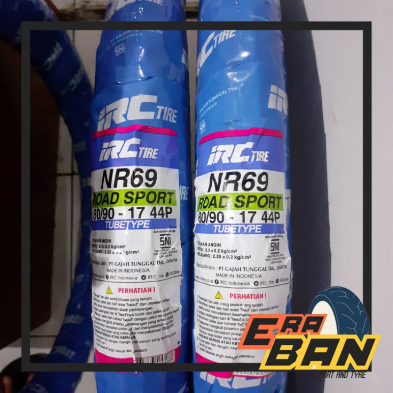 Jual BAN LUAR IRC NR 69 80 90 RING 17 TUBE TYPE JUPITER SUPRA | Shopee ...